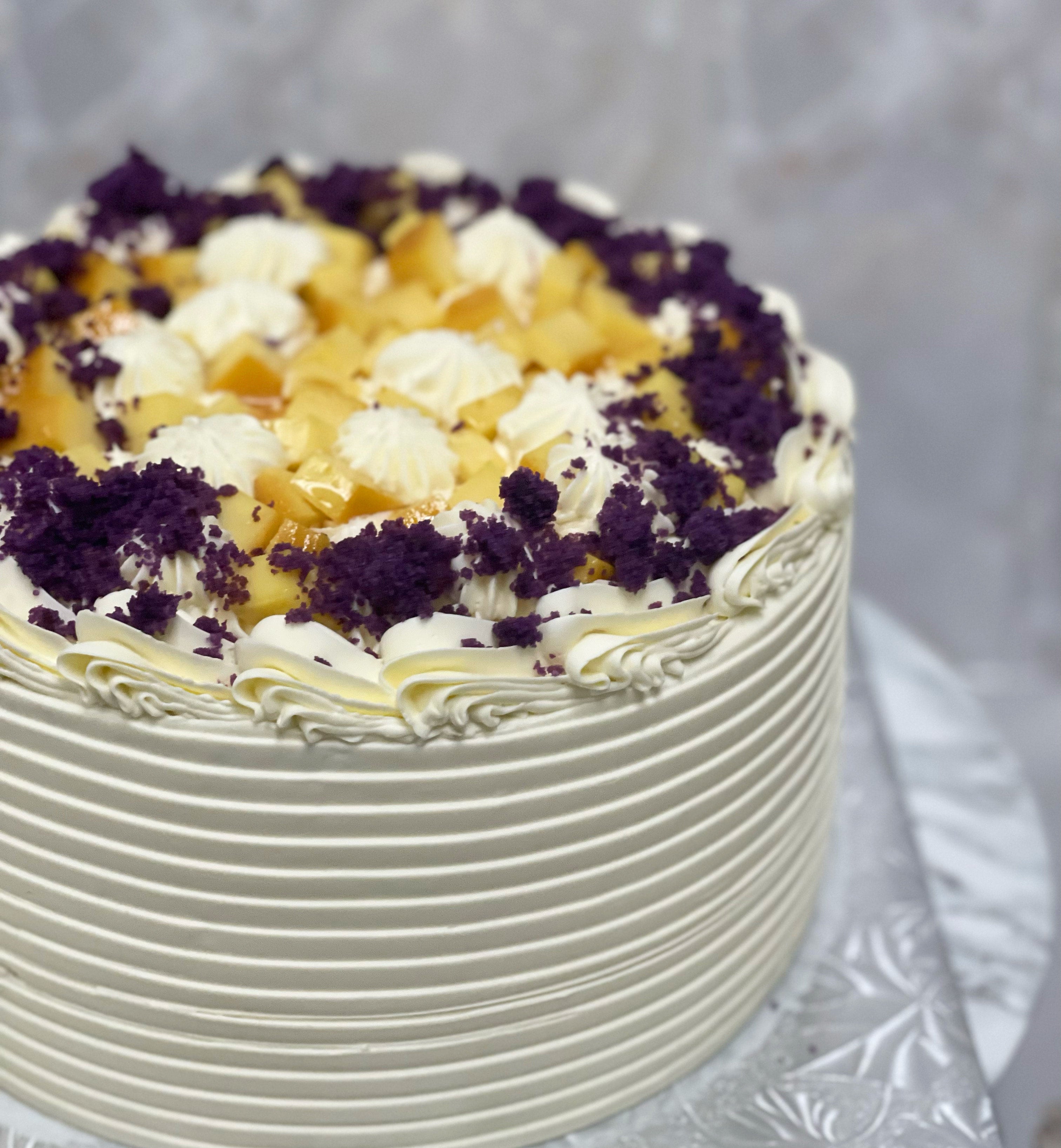 Ube Flan Dream Cake | Sining Breads and Pastries